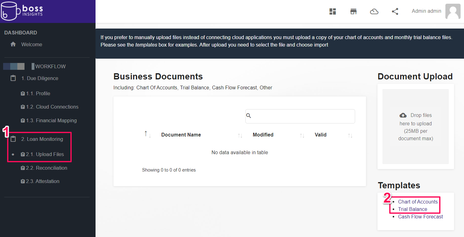 How to Upload Financial Documents