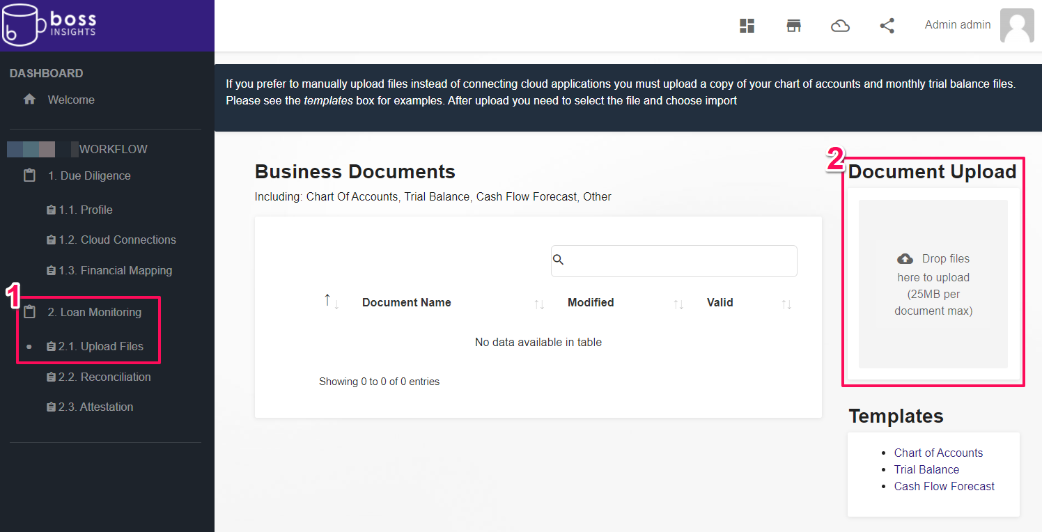 How to Upload Financial Documents
